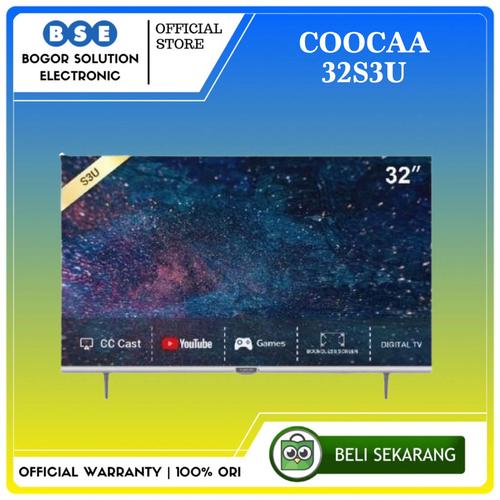 Promo Coocaa 32S3U LED TV 32 Inch Smart TV Digital 32" [RESMI] Cicil 0% ...