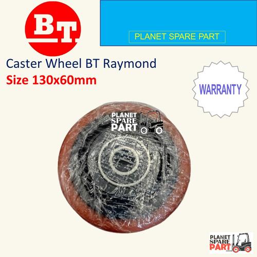 Jual Wheel Forklift Roda Caster BT Raymond 130x55-60 Roda Pendukung ...