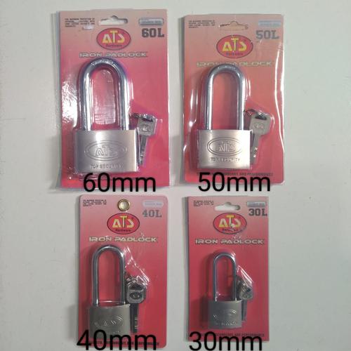 Jual ATS PADLOCK LONG UKURAN 30MM, 40MM, 50MM & 60MM - 30 MM - Kota ...