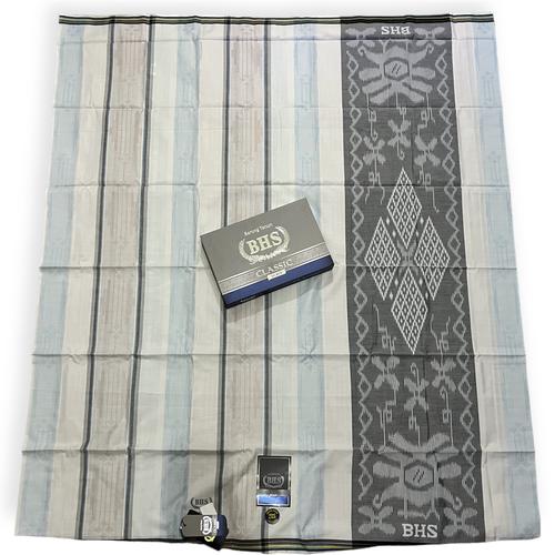 Jual Sarung BHS Classic Silver Kawung Putih - Kab. Gresik - SARUNG BHS ...