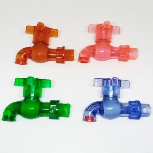 Jual KRAN AIR PVC TRANSPARAN 1/2 INCH KRAN TEMBOK PLASTIK BENING BALING ...