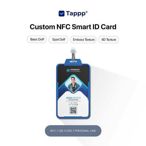 Jual Tappp NFC ID Card | Costum Smart ID Card Perusahaan | Support RF ...