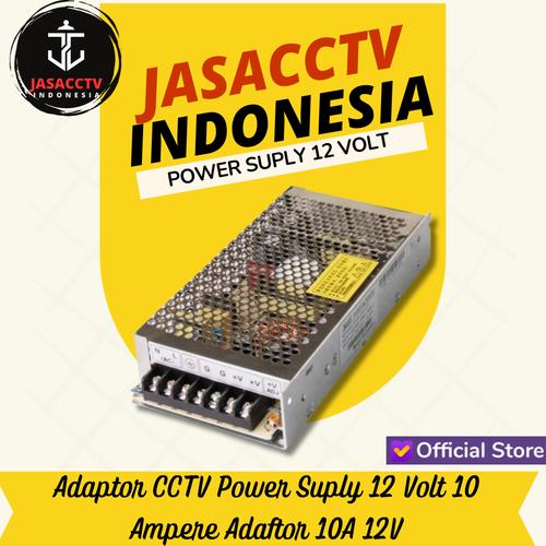 Jual Adaptor CCTV Power Suply 12 Volt 10 Ampere Adaftor 10A 12V - Kota ...