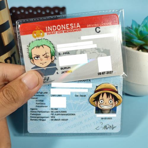 Jual Cover KTP /SIM - Sampul Pelindung Anti Gores KTP / SIM Anime One ...