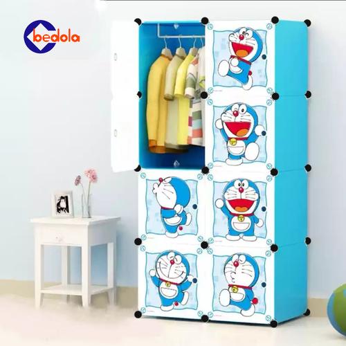 Jual Lemari plastik lemari susun lemari baju anak lemari portable 8 ...