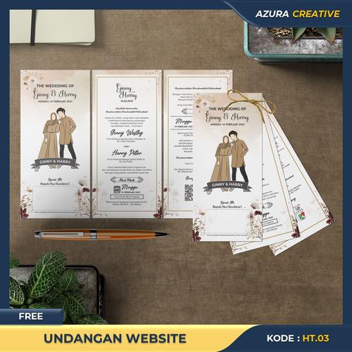 Jual CETAK UNDANGAN PERNIKAHAN HANGTAG HANG TAG TALI RAMI AESTHETIC ...