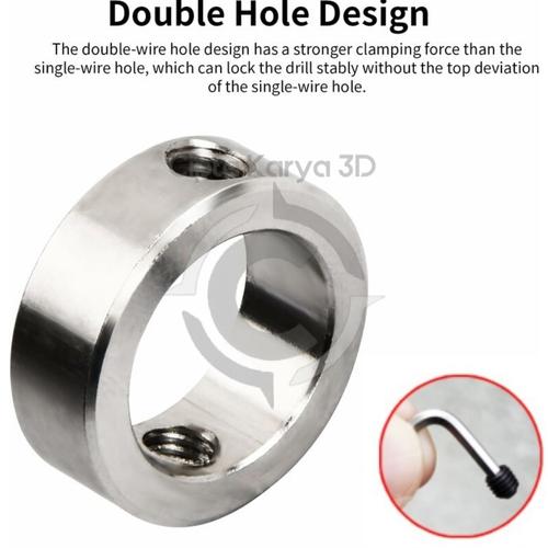 Promo Shaft 8mm T8 Lock Collar Screw Lock Ring Stainless Steel All ...