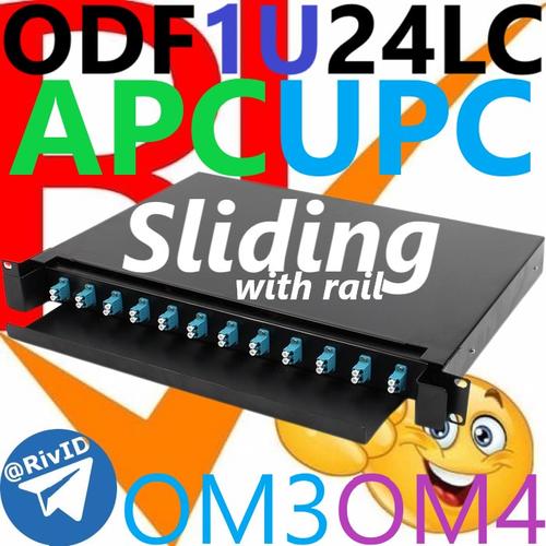 Jual ODF 24 Core OTB Rack 24c Adapter Pigtail LC SM Optical Termination ...