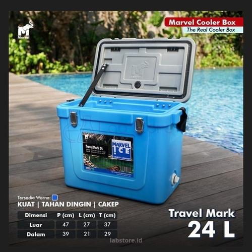 Jual Cool Box Coolbox Cooler Box Travel Mark 24 ltr Marvel | KHUSUS JNE ...