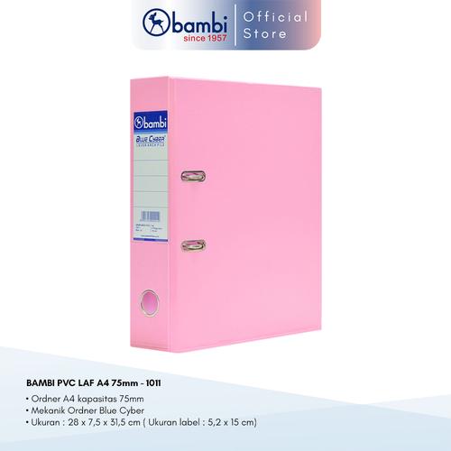Promo BAMBI ORDNER LAF A4 1011 - 21 PASTEL PINK - Kota Depok ...
