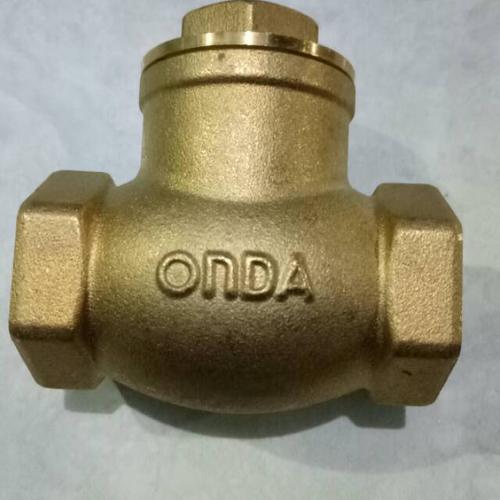 Jual Check Valve ONDA Kuningan Drat 1" Inch / Swing Check Valve 1 ...