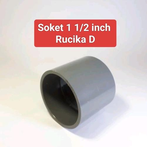 Jual Sambungan sock socket soket lurus pipa PVC paralon 1 1/4 1 1/2 2 2 ...