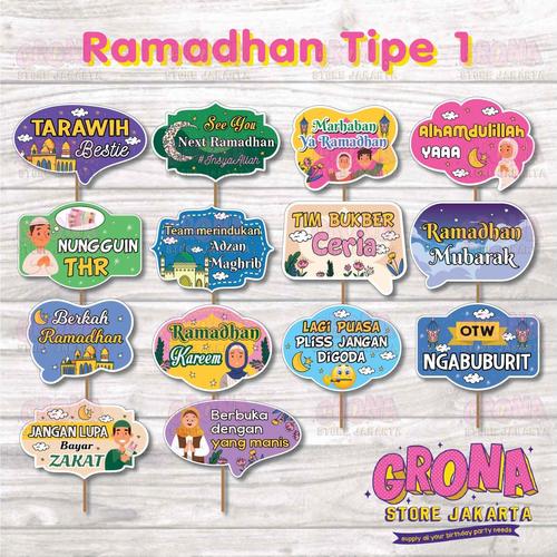 Jual PHOTOBOOTH RAMADHAN / ACC PHOTOBOOTH / BUKBER FUN PROPS - Jakarta ...