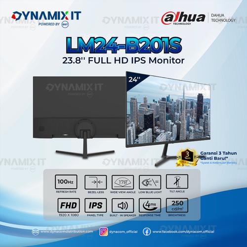 Jual [+Palet Kayu] Dahua Monitor DHI-LM24-B201S 24" IPS 100Hz HDMI VGA ...