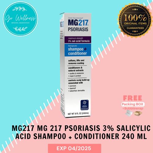 Jual MG217 MG 217 Psoriasis 3% Salicylic Acid Shampoo + Conditioner 240 ...