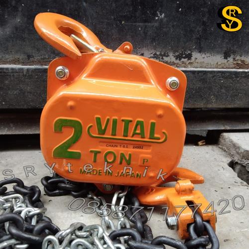 Jual Chain Block 2 Ton x 3 Meter VITAL VP52-20 Chainblock Made In Japan ...