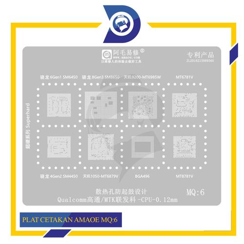 Jual Plat Cetakan IC Amaoe MQ:6 / Cetakan IC Amaoe MQ:6 - Jakarta Pusat - Duta Spareparts Store ...