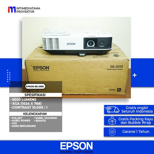 Jual Proyektor Epson EB 2055 BARU - Kab. Sidoarjo - Proyektor Zone ...