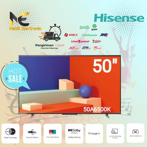 Jual HISENSE 50A6500K SMART GOOGLE TV 50 INCH UHD 4K HDR NEW - Kota ...