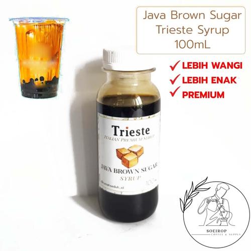 Jual 100mL Java Brown Sugar Trieste Syrup Sirup Kopi Coffee- Gula Aren ...