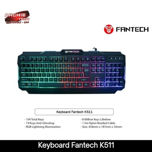 Jual Keyboard Fantech K511 Hunter Pro Gaming Keyboard - Kota Denpasar ...