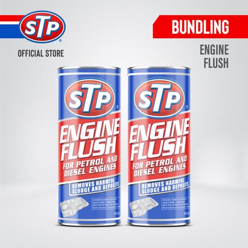 Promo STP BUNDLE Engine Flush 2 pc Pembersih untuk Ganti Oli Mobil ...