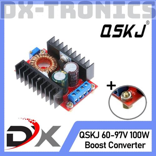 Jual QSKJ 10V to 97V Step Up 100W CC CV QS-1284CBD-100W 2A Boost ...