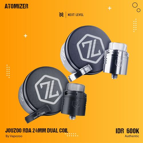 Promo Jouzoo RDA 24MM Dual Coil Authentic by Vape Zoo - NAZ - Kota ...