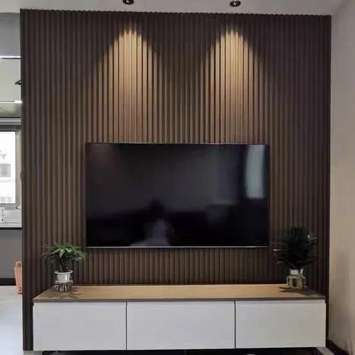 Jual wpc wall panel wpc polos hitam orange biru putih WPC motif polos ...