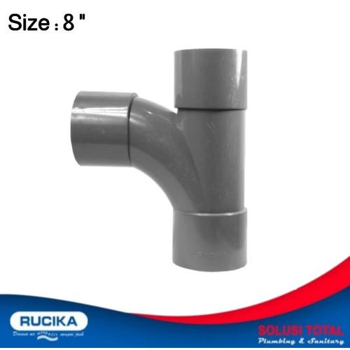 Jual TY 90 Derajat AW 8 Inch Tee Y 90 AW 8" PVC Rucika - Jakarta ...