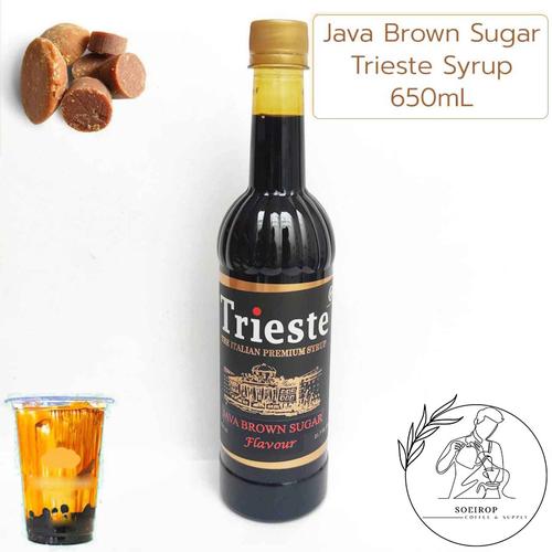 Jual 650mL Java Brown Sugar Trieste Syrup Sirup Kopi Coffee- Gula Aren ...