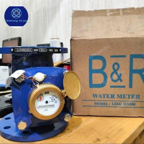 Jual Meteran Air B&R DN80 / Water Meter B&R 3" Inch / Flow Meter Flange ...