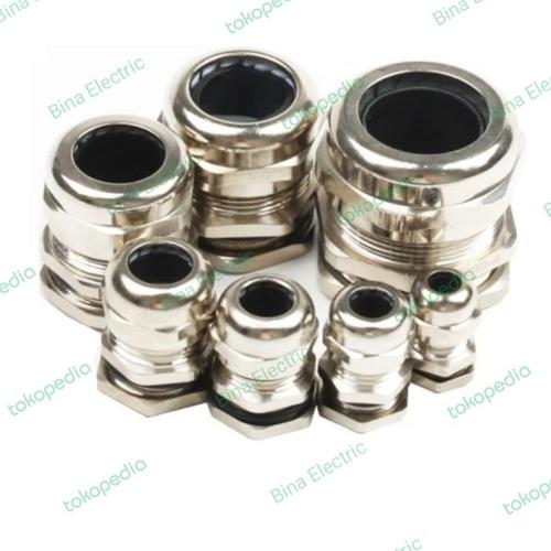 Jual Brass Cable Gland BPG-16 / Kabel Gland Nickel BPG16 IP65 - Jakarta ...