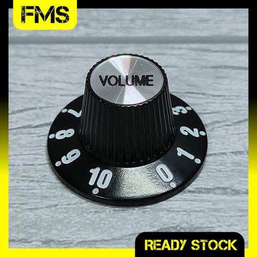 Jual Knop Potensio Gitar Retro Pure Vintage Skirted Knob Black/Silver VOLUME - Jakarta Pusat ...