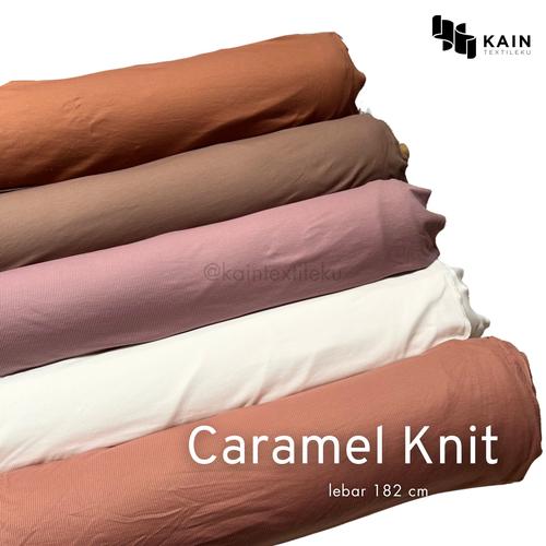 Jual 1 Rol Kain Caramel Knit ± 26 kg - Hitam - Kota Bandung - Kain ...