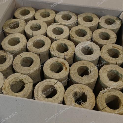 Jual Rockwool Pipa Batangan ( Rockwool Pipe isolasi ) 2" x 25 mm ...