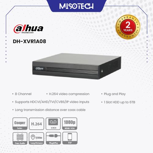 Promo DVR 8 Channel Dahua DH-XVR1A08 2MP 1080N 1 SATA Cooper Garansi ...