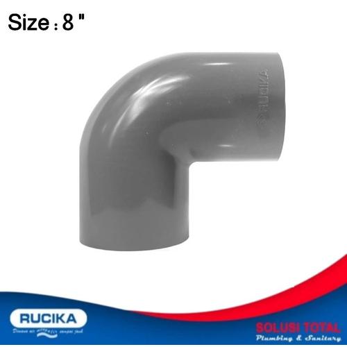 Jual Knee PVC AW 8 Inch Rucika Elbow PVC AW 8" Rucika - Jakarta Selatan ...