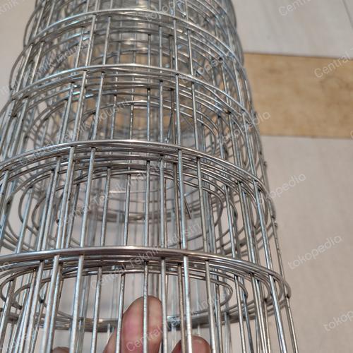 Jual Kawat WireMesh Galvanis Loket 4mm x 50mm x 50mm L.180cm x P. 30 ...
