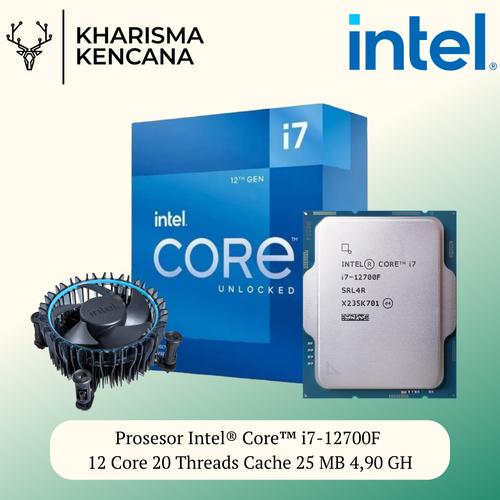 Jual Prosesor Intel Core i7-12700F 12 Core 20 Threads Cache 25 MB 4,90 GH - Kota Malang ...