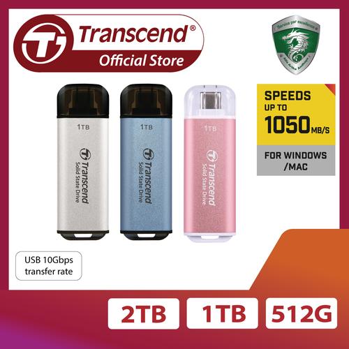 Promo Transcend External SSD ESD300 [C-Blue / S-Silver / P-Pink ...