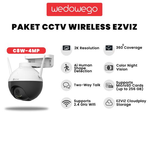 Jual EZVIZ C8W 4MP 2K Color Night Vision PT Wireless IP Camera Outdoor ...