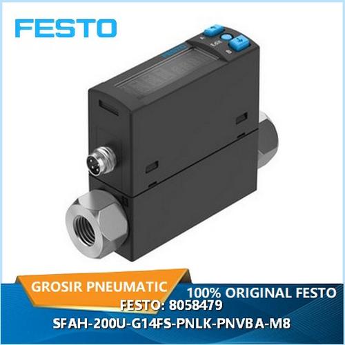 Jual FESTO 8058479 SFAH-200U-G14FS-PNLK-PNVBA-M8 Flow sensor - Kab ...