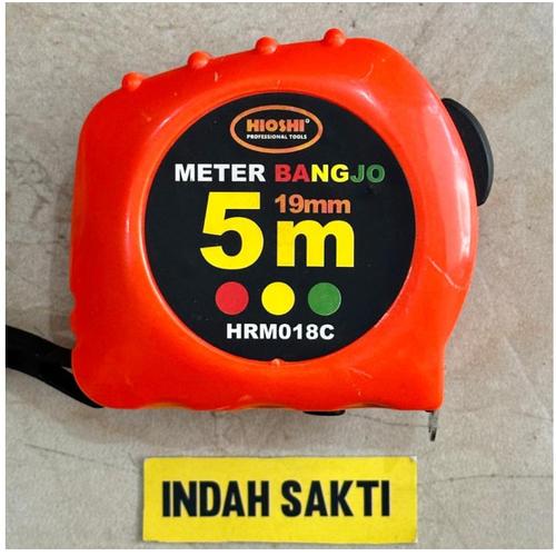 Jual Meteran Roll 5 meter 19mm Roll Meter Measuring Tape Hioshi - Kota ...