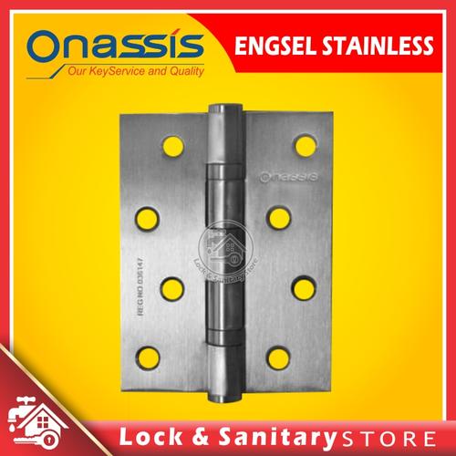 Jual Engsel Onassis Eco 4x3x2mm 2BB Engsel Pintu Jendela Stainless ...