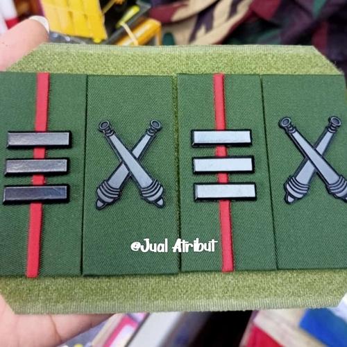 Jual Pangkat Kerah Baju PDL KAPTEN ARMED logam Timbul EXCLUSIVE - lis ...