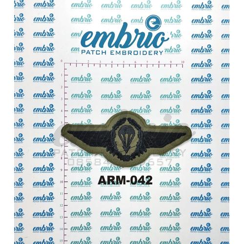 Jual ARM-042 Patch FOREIGN JUMP German Bundeswehr Para Wings Parachut ...