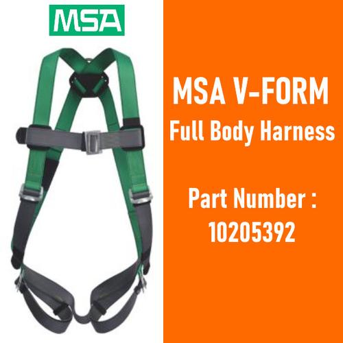 Jual MSA V-FORM FULL BODY HARNESS PART NO 10205392 / Safety Belt MSA ...