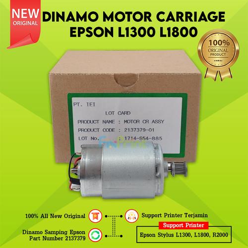 Jual Dinamo Carriage Epson L1300 T1100 L1800 1390 Motor CR Printer ...