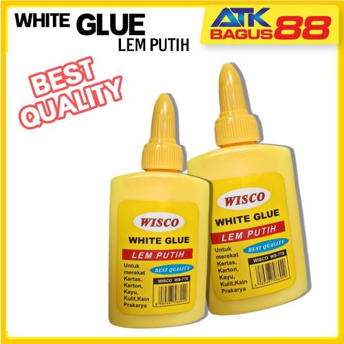 Jual White Glue Wisco/Lem Putih Wisco 60gr/Lem Kayu Stik Dll. - Jakarta ...